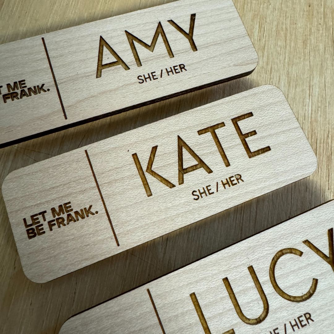 Name Badges | Etched Design