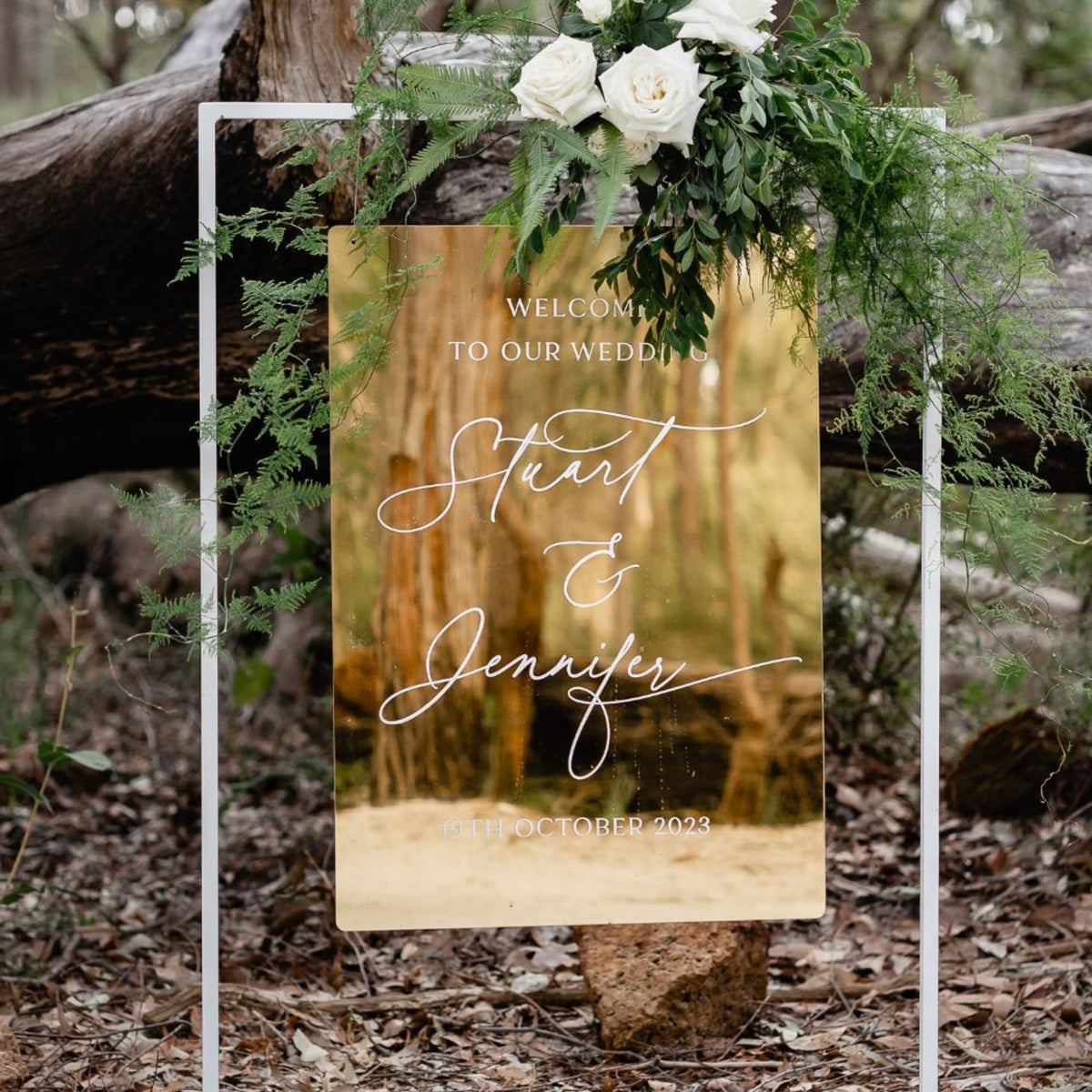 Wedding Welcome Signs Australia | Party Sign Perth | Etched Design
