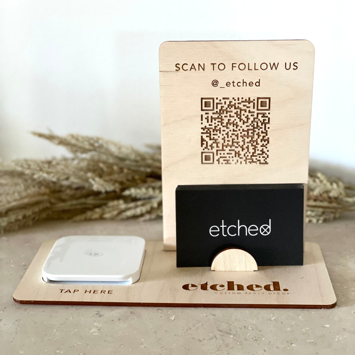 QR Code Sign | Business Signs Australia | Etched Design